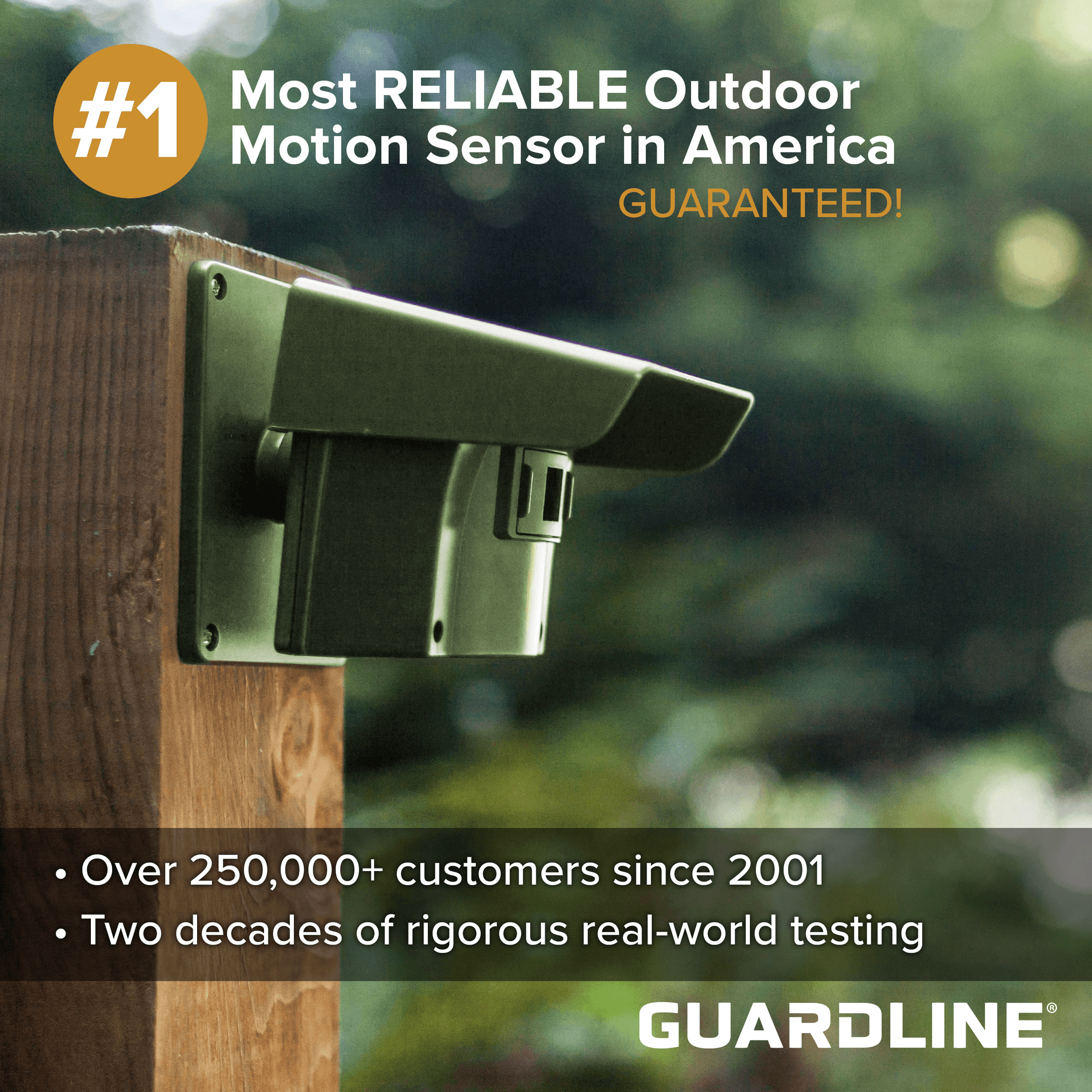 Long Range Outdoor Motion Sensor & Alarm | Guardline Security